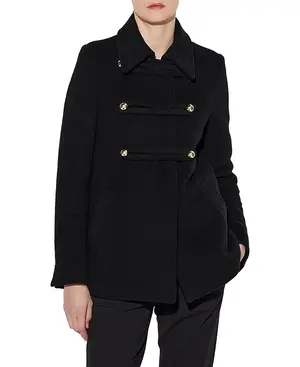 CALLAS MILANO Clara Double-face Virgin Wool Peacoat