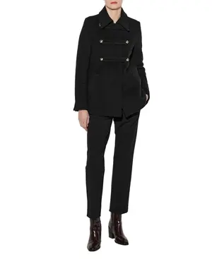 CALLAS MILANO Clara Double-face Virgin Wool Peacoat