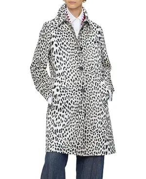 CALLAS MILANO Alaine Cheetah Print Coat - Black Multi
