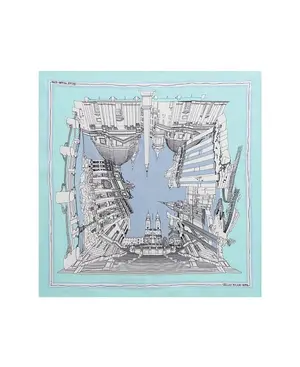 CALLAS MILANO Roma Rome Scarf - Turquoise