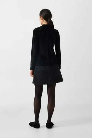 Bogner Cherie Velvet Long-sleeve Top