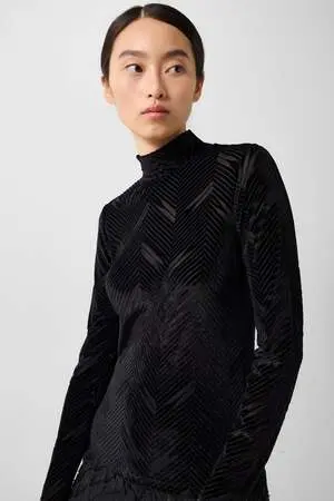 Bogner Cherie Velvet Long-sleeve Top
