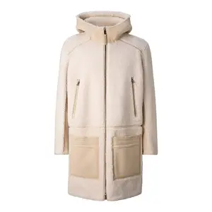 Bogner Soan Lambskin Coat - Camel/cream
