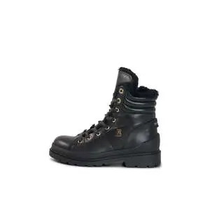Bogner St. Moritz Lace-up Boots With Spikes - Black