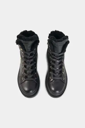Bogner St. Moritz Lace-up Boots With Spikes - Black