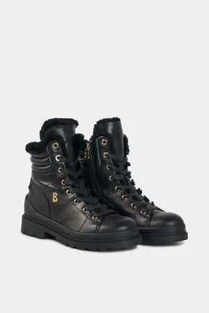 Bogner St. Moritz Lace-up Boots With Spikes - Black
