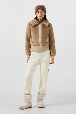 Bogner Jolyna Faux Fur Jacket - Camel