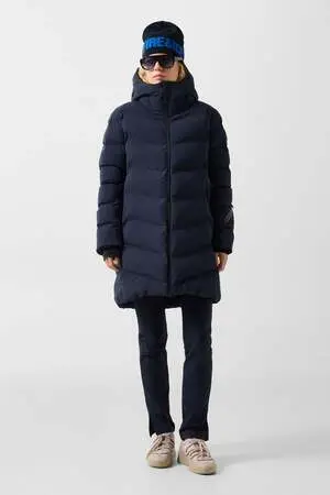 Bogner Tec-aen Quilted Coat - Navy