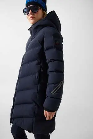 Bogner Tec-aen Quilted Coat - Navy