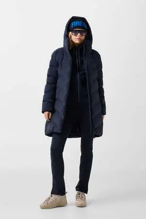 Bogner Tec-aen Quilted Coat - Navy