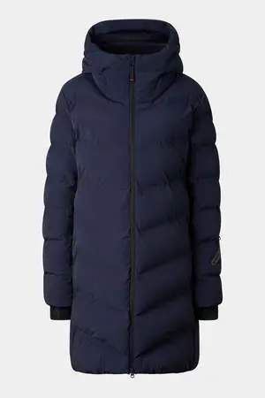 Bogner Tec-aen Quilted Coat - Navy
