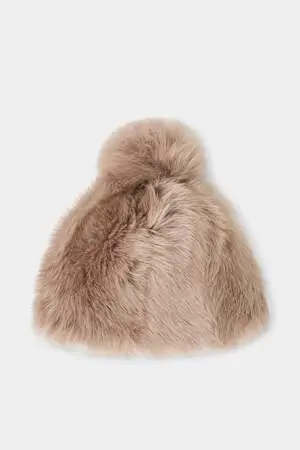 Bogner Aria Lambskin Hat - Hazel