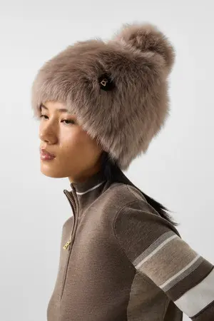 Bogner Aria Lambskin Hat - Hazel