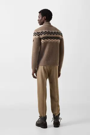 Bogner Ludi Cashmere Sweater - Hazel/beige/black