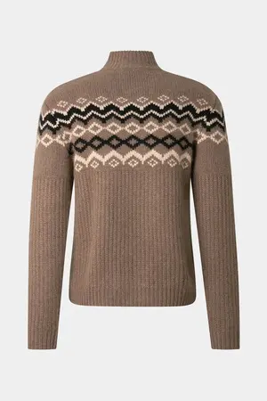 Bogner Ludi Cashmere Sweater - Hazel/beige/black