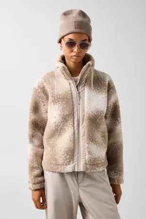 Bogner Ninetta Mid-layer Teddy Jacket - Beige/brown