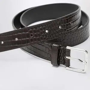 THE FRANKIE SHOP Patent Toni Croc Belt