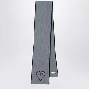 Chloé Encoeur Wool And Cashmere Scarf