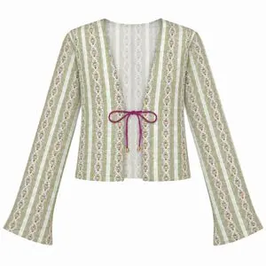 LESSEA Garden Sundae Cover Top - Green