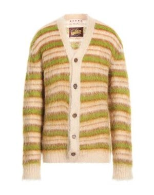 Marni Cardigan Size Mohair Wool, Polyamide - Beige