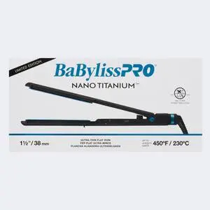 BABYLISSPRO Nano Titanium 1.25" Thin Flat Iron