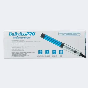 BABYLISSPRO Travel Curling Wand 1" Nano Titanium