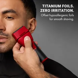 BABYLISSPRO Limited Edition Red Corefx Double-foil Shaver