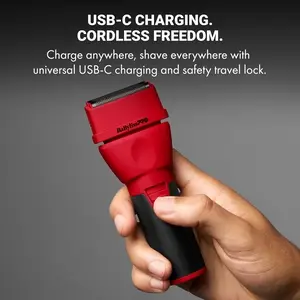 BABYLISSPRO Limited Edition Red Corefx Double-foil Shaver