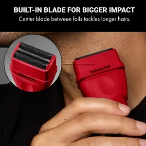 BABYLISSPRO Limited Edition Red Corefx Double-foil Shaver