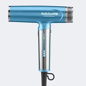 BABYLISSPRO Nano Titanium Styling Set: Nano Light Hair Dryer & Ultra-sleek Flat Iron