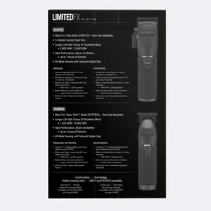 BABYLISSPRO Blackfx+ All-metal Clipper & Trimmer Prepack