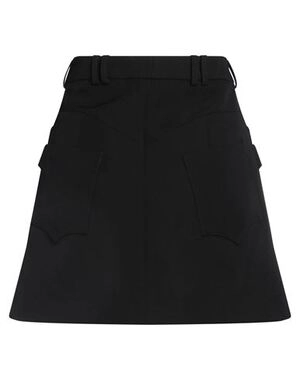 Balmain Mini Skirt Fuchsia Size Virgin Wool