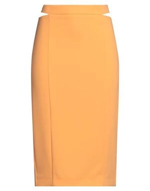 Patrizia Pepe Midi Skirt Lilac Size Polyester, Elastane