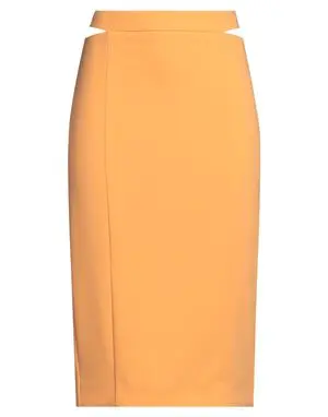 Patrizia Pepe Midi Skirt Lilac Size Polyester, Elastane