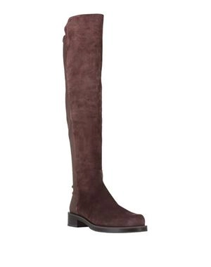 STUART WEITZMAN Boot Size Leather, Textile Fibers - Brown