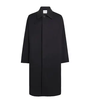 Studio Nicholson Revere Oversized Trench Coat - Navy