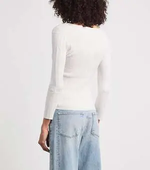 Paige Pointelle Ginnette Top
