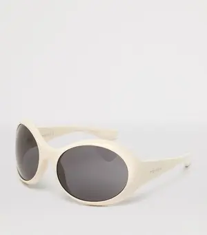 Alexander McQueen Round Kate Sunglasses