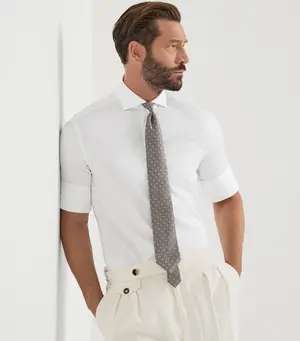 Brunello Cucinelli Cotton Twill Shirt