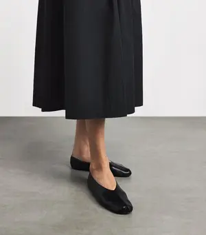 DÔEN Organic Cotton Shirred Mallory Midi Dress