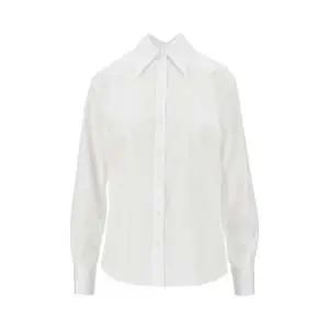 Dolce & Gabbana Specular Construction Poplin Shirt - White