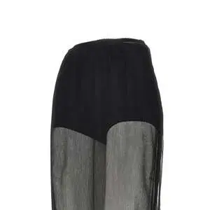 Dolce & Gabbana Tulle Midi Skirt - Black