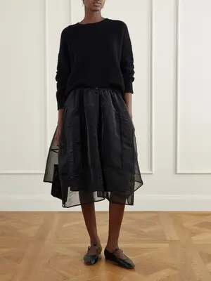 Cecilie Bahnsen Fosia Organza Midi Skirt