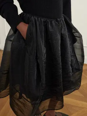 Cecilie Bahnsen Fosia Organza Midi Skirt