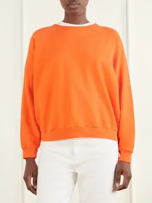 MOTHER The Biggie Concert Cotton Sweatshirt