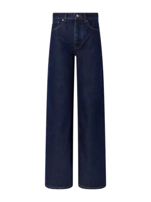 ANINE BING Hugh Jean 34' Straight-leg Jeans - Blue