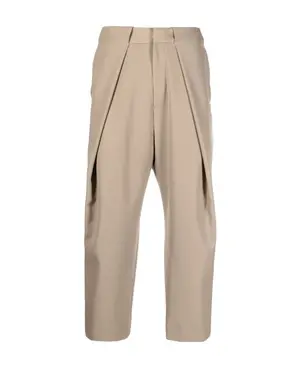Balmain Pleated Hem Trousers