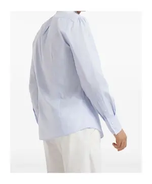 Brunello Cucinelli Button Down Oxford Slim Fit Shirt