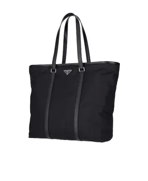 Prada Re-nylon And Saffiano Leather Tote Bag