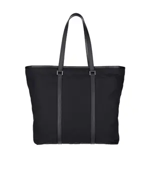 Prada Re-nylon And Saffiano Leather Tote Bag